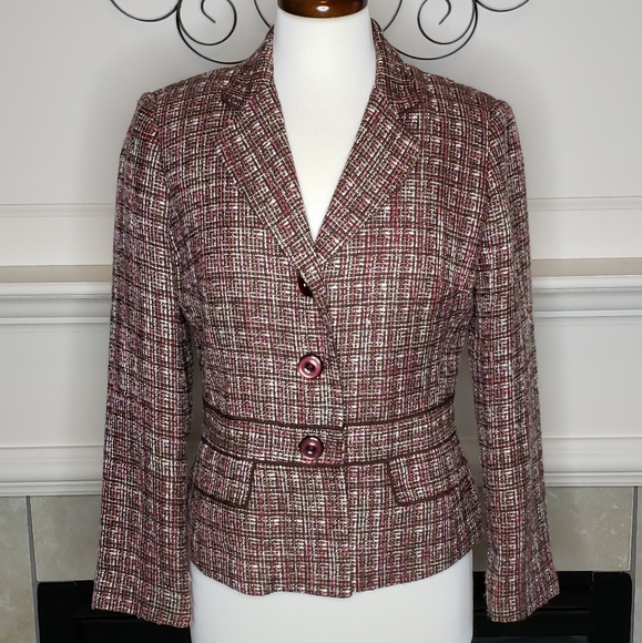 Sag Harbor | Jackets & Coats | Sag Harbor Womens Tweed Career Jacket ...